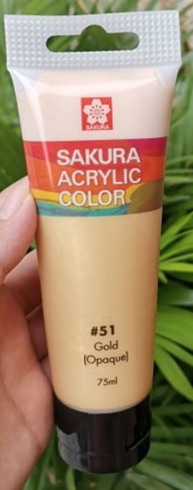 SAKURA ACRYLIC COLOR, 75ML TUBE