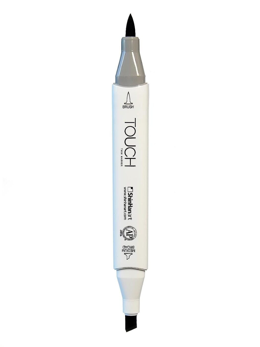 SHINHAN TOUCH TWIN BRUSH MARKER, BLACK 120