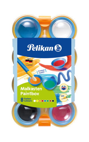 Pelikan mini-friends Paintbox with 8 colours and Brush