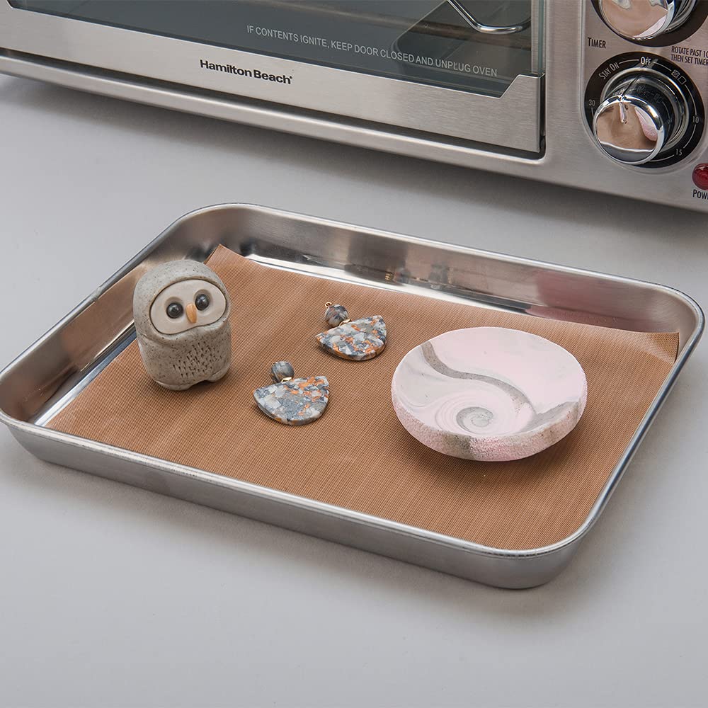Sculpey Oven Safe Work Mat – Non-Skid Silicone, Reusable, Made in USA