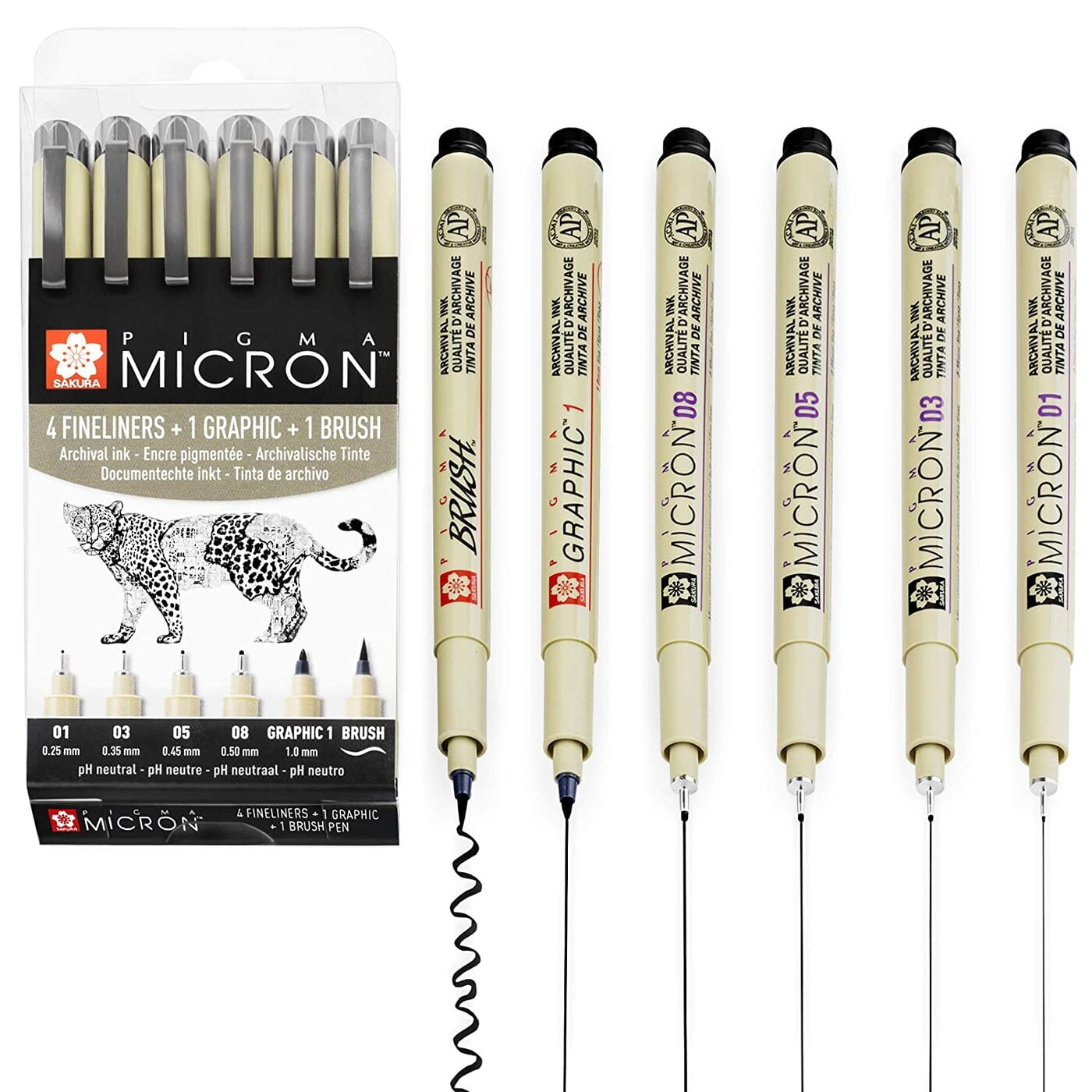 Buy Sakura Pigma Micron Set of 6