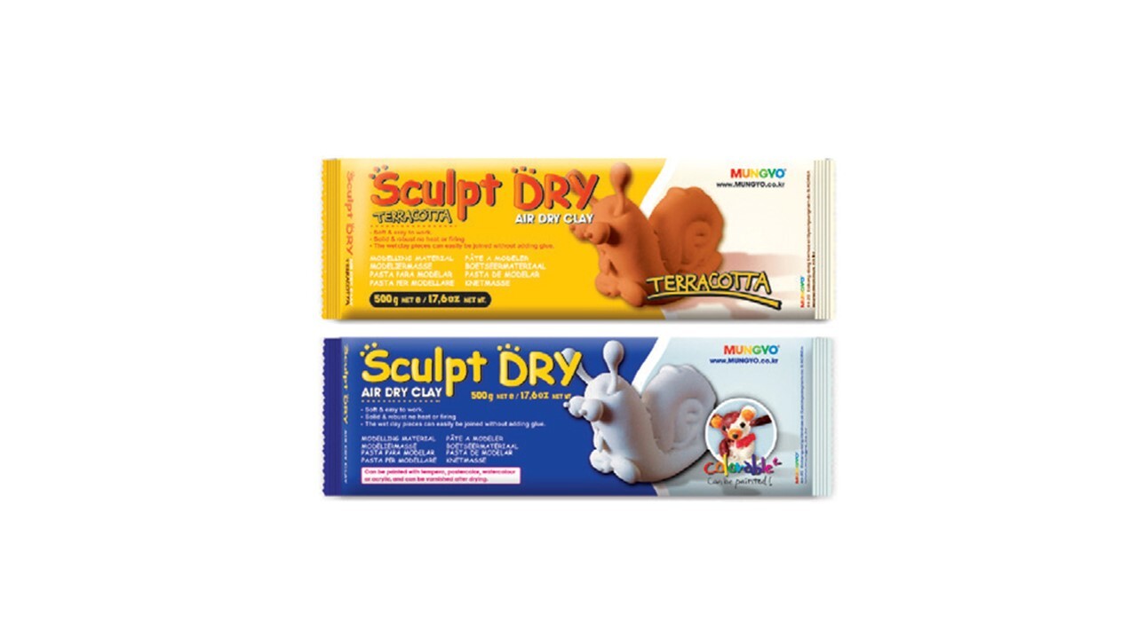 Mungyo Sculpt Dry Air Hardening Clay 500g – No Bake Clay