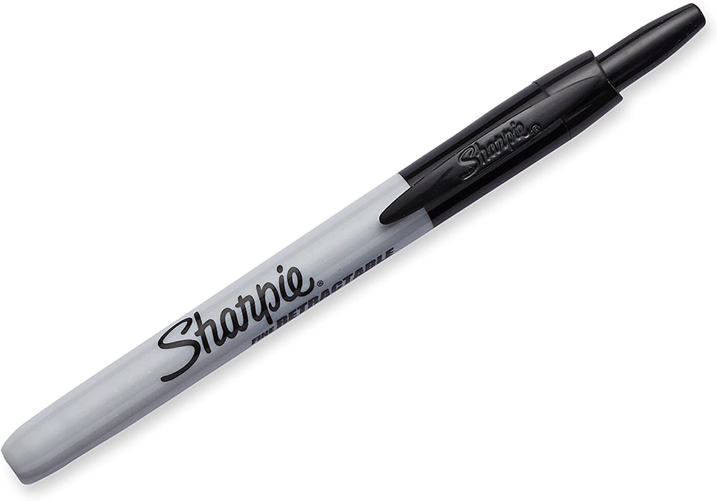 Sharpie Retractable Fine Point Permanent Marker, Black