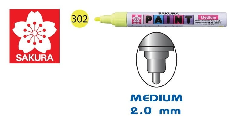 Sakura Paint Marker Pen Assorted Colours