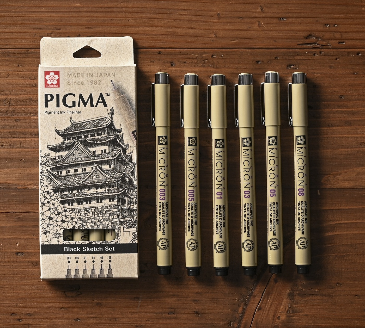 Buy Sakura Pigma Micron Fineliner Pens